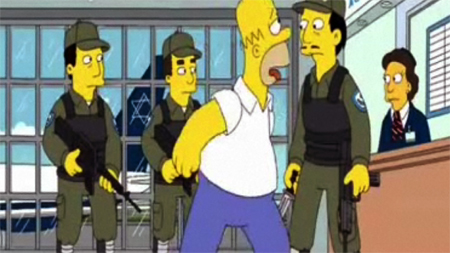 [Video] "Los Simpson" visitaron Israel - Cooperativa.cl