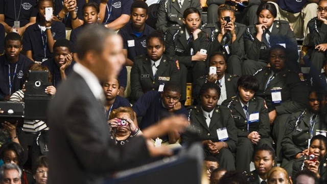 [Fotos] El discurso de Barack Obama en Hyde Park - Cooperativa.cl