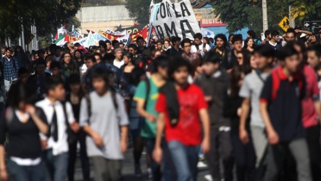 [Fotos] La nueva marcha estudiantil, parte II - Cooperativa.cl