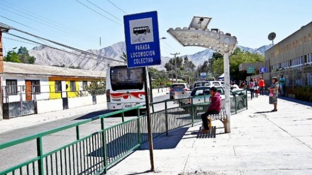 [Fotos] El insólito paradero de micro en Copiapó - Cooperativa.cl