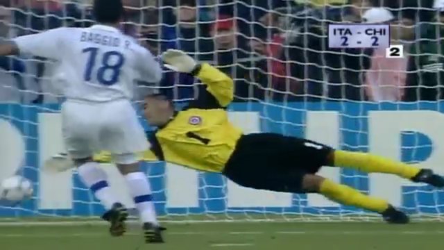 [Audio] Roberto Baggio anotó de penal el empate de Italia ante Chile ...