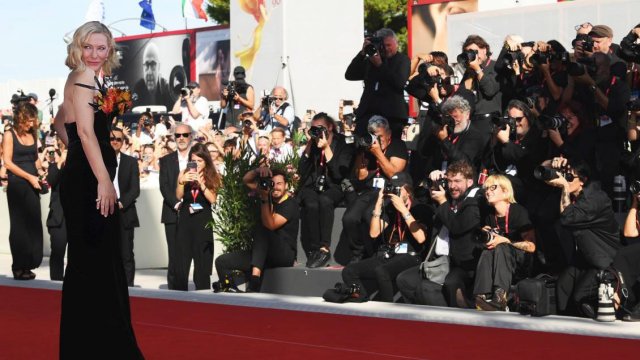 [Fotos] Cate Blanchett llegó a Venecia para presentar su película "Tár ...