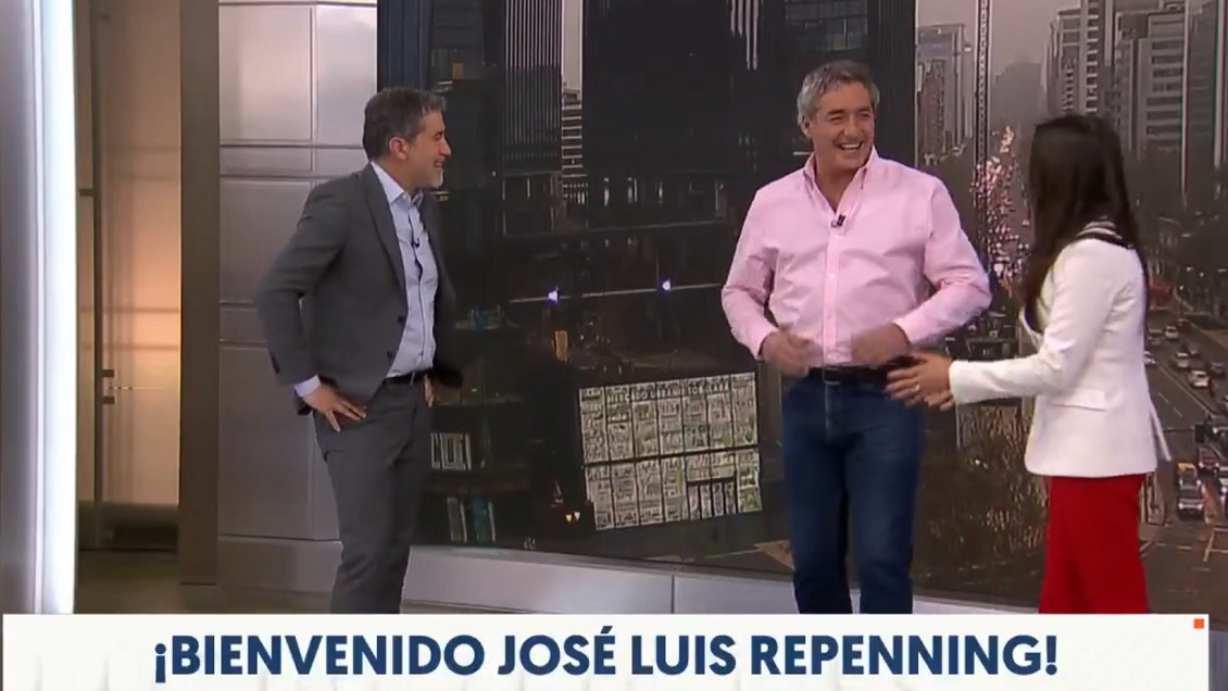 Con bromas sobre Priscilla Vargas: Así fue el debut de José Luis Repenning en Canal 13 ...