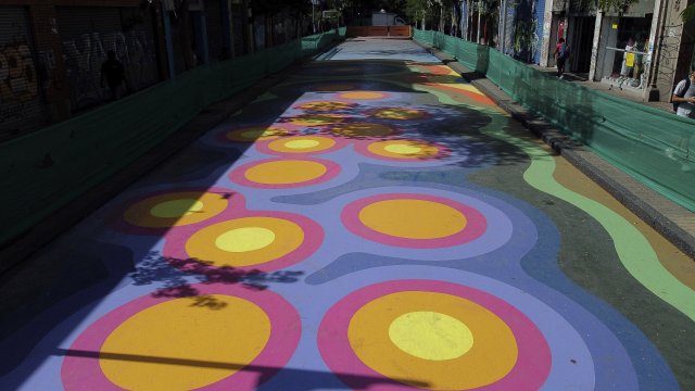 [Fotos] ¡Muy colorido! Así avanza la intervención en el nuevo Paseo ...