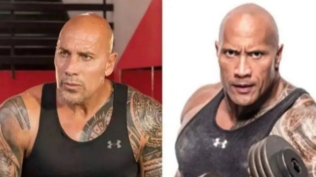 [Fotos] Quiere parecerse a La Roca y se hizo sus mismos tatuajes ...