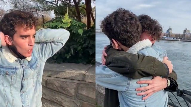 [Video] "Estoy tan nervioso": El emocionante reencuentro de dos gemelos separados al nacer ...