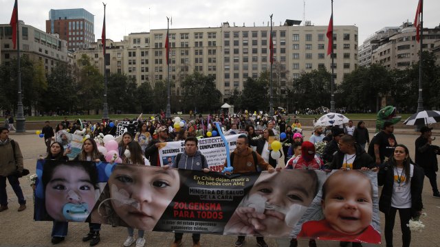 [Fotos] Familias de bebés con atrofia muscular espinal marcharon hasta ...