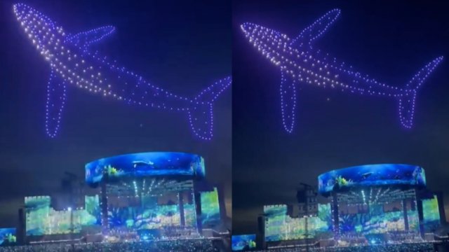 [Video] Surreal show de drones deslumbra al público británico durante ...