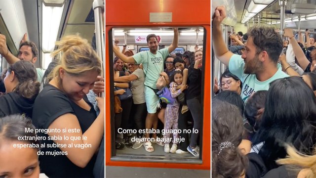 [Video] "El manoseo va gratis": Extranjero fue acosado tras subir a vagón exclusivo para mujeres ...