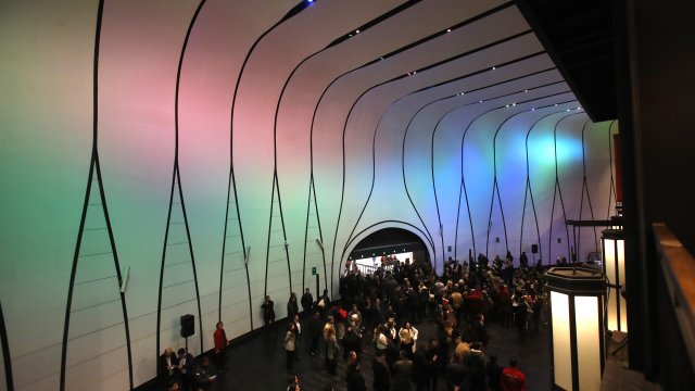 [Fotos] Develan las obras de ampliación de la estación del Metro ...