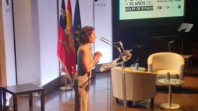 [Audio] Francisca Gavilán dirigió acto por 50 años del golpe en España ...