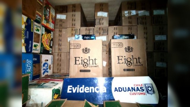 [Fotos] Aduana interceptó camión con 550 mil cajetillas de cigarrillos de contrabando ...