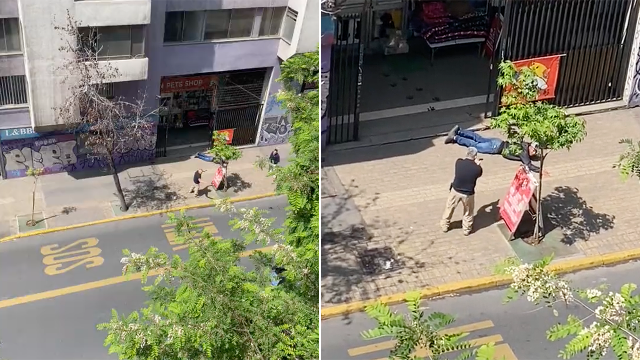 Video Balacera En Santiago Delincuentes Intentaron Asaltar A Anciano