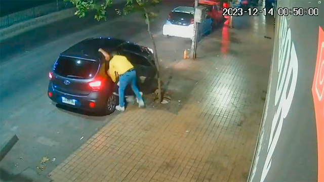 [Video] Las imágenes del secuestro denunciado en Santiago Centro ...