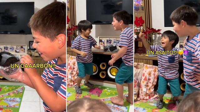 [Video] "¡Un asadito!": Niños recibieron con alegría "regalo" del ...