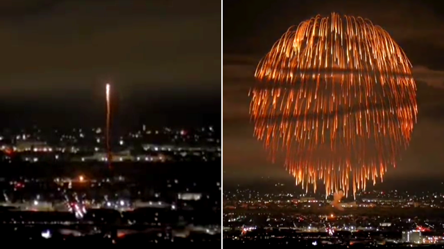 [Video] "Yonshakudama": Japón lanza uno de los fuegos artificiales más ...