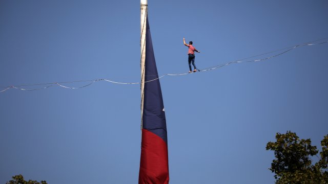 [Fotos] Con impactante espectáculo de funambulista francés se inauguró ...