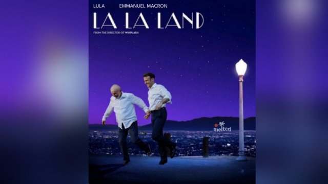 [Fotos] Macron se tomó con humor los chistes sobre su afectuosa visita ...