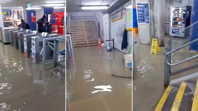 [Video] Estación del Metro de Valparaíso resultó inundada por las ...