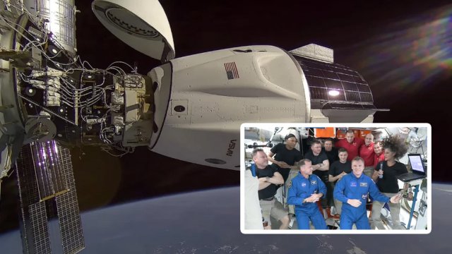 [Video] Llegó a la Estación Espacial Internacional la misión que traerá de regreso a los ...
