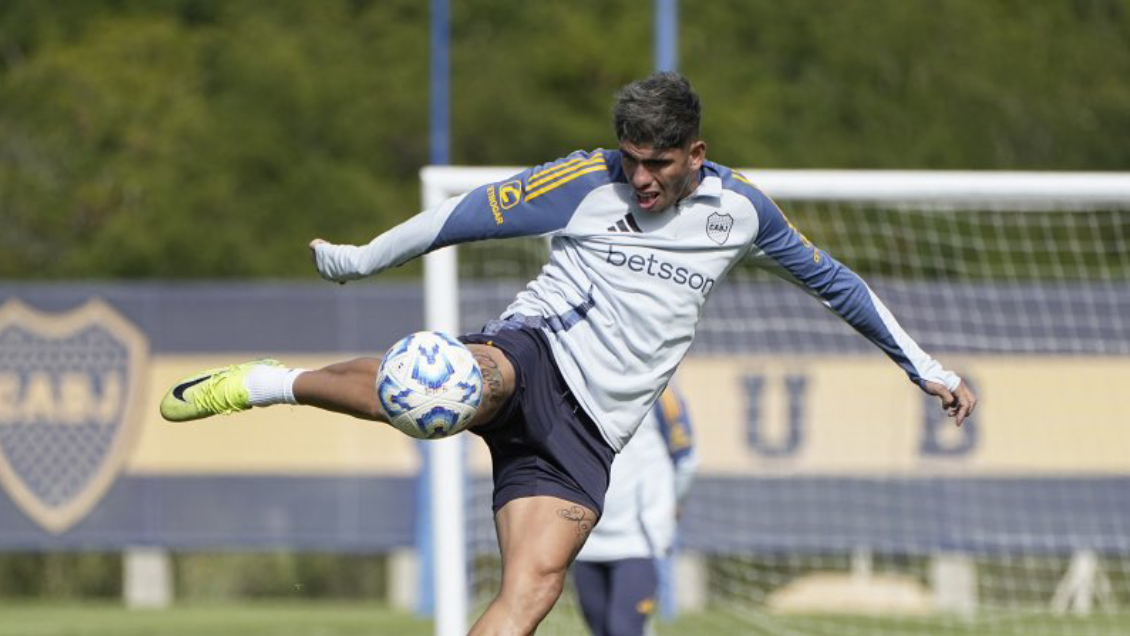 Carlos Palacios reapareció en los entrenamientos de Boca Juniors - Cooperativa.cl