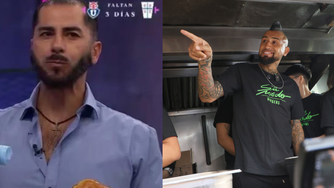 Johnny Herrera puso baja nota a las hamburguesas de Vidal: Le encontré ...