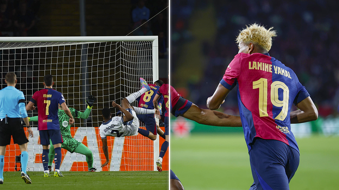 [VIDEOS] Dumfries aumentó y Lamine Yamal descontó con un golazo en las semis de Champions ...