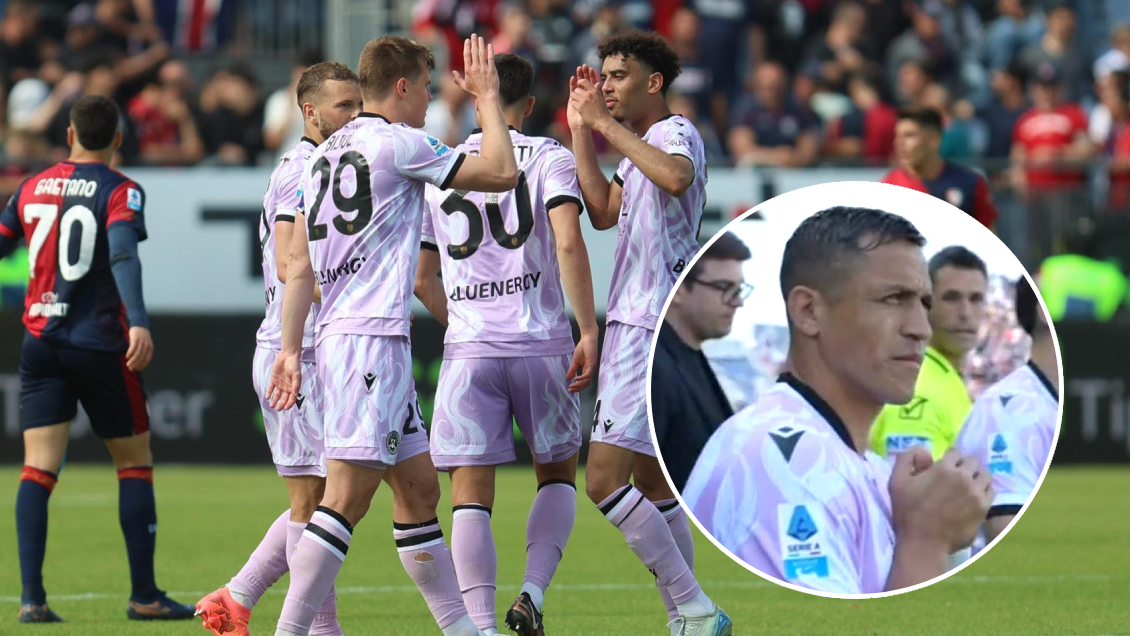 Alexis volvió a sumar minutos en un Udinese que rompió su mala racha en ...