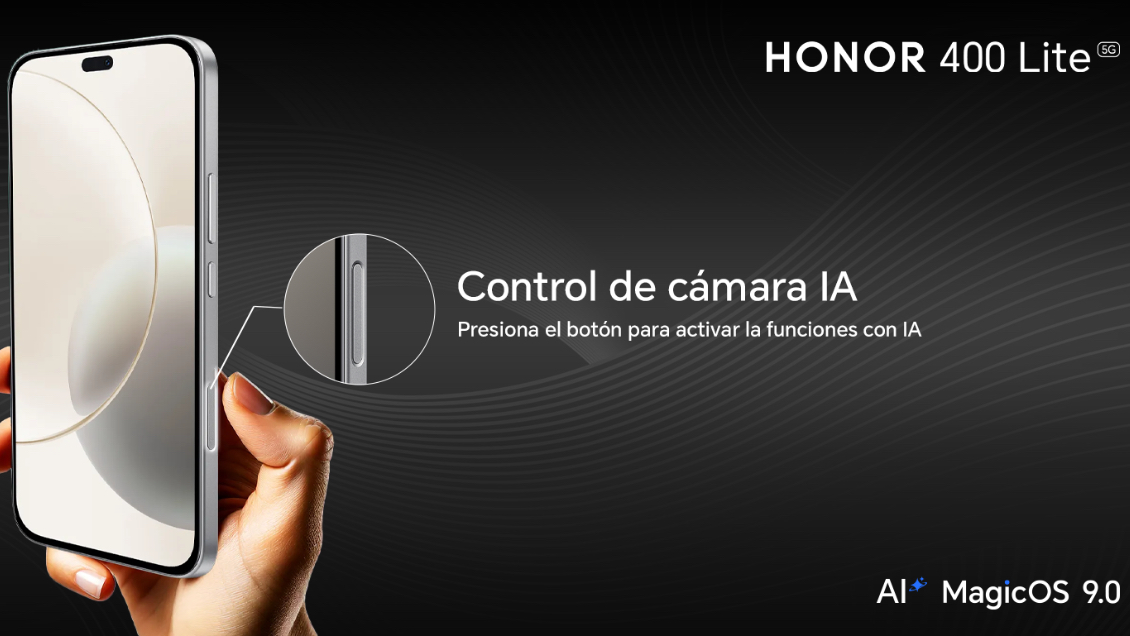 HONOR presenta HONOR 400 Lite, el primer dispositivo Android con botón de cámara IA en Chile ...