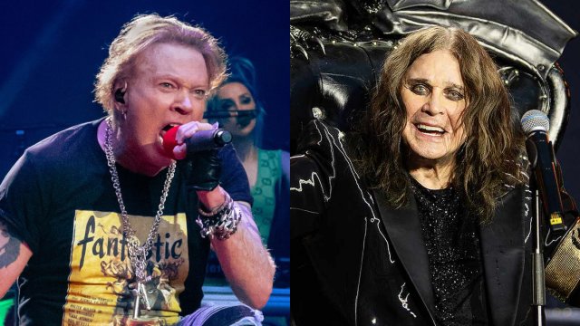 [Fotos] El icónico momento en que Axl Rose conoció a Ozzy Osbourne ...