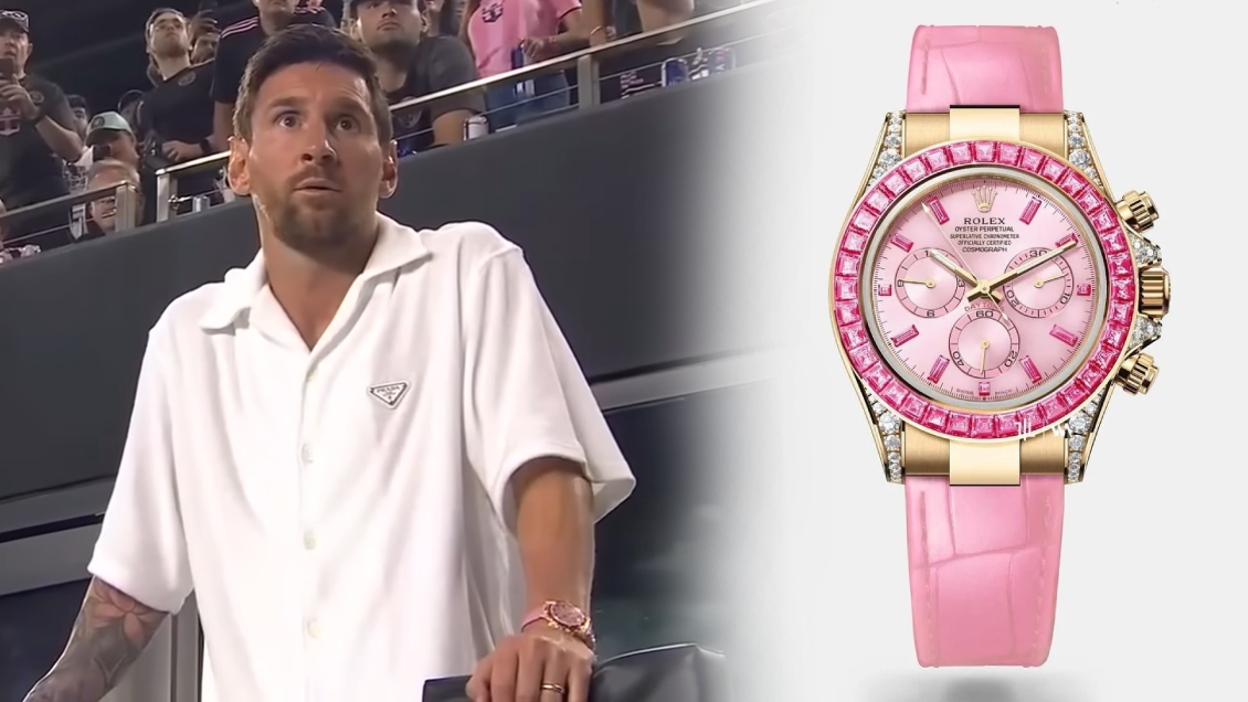 El exclusivo reloj "Barbie" de Messi que llamó la atención por su ...