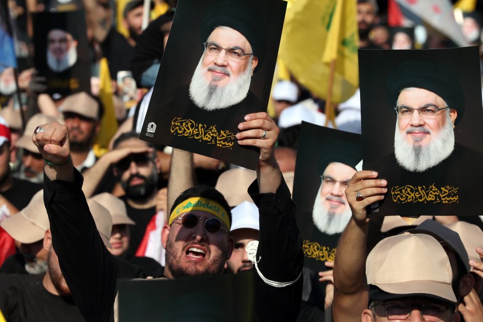 [Fotos] Simpatizantes recuerdan a Hassan Nasrallah a un año de su ...