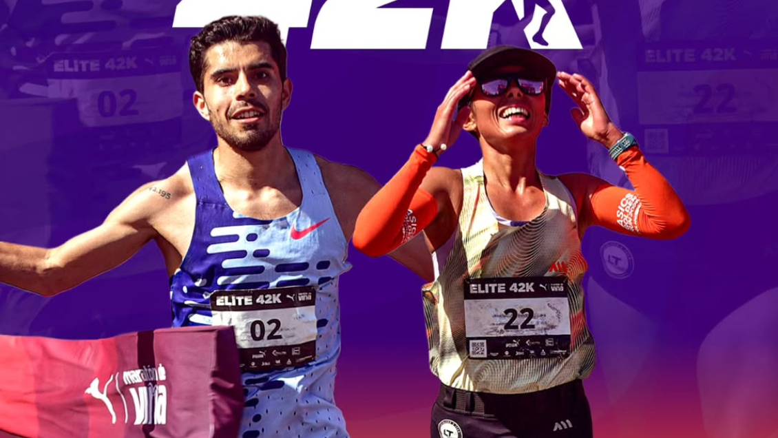 Daniel Cortés y Mildrey Echavarría se alzaron como los ganadores del Maratón de Viña ...