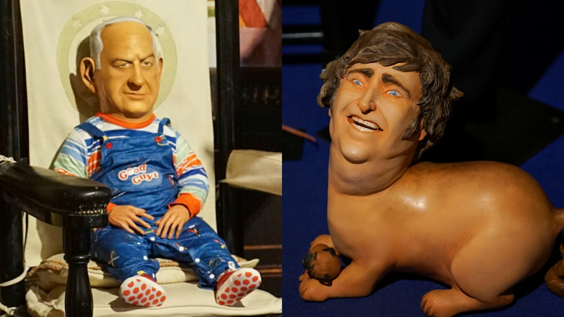 [Fotos] Chileno instaló figura de Netanyahu como Chucky y de Milei como ...