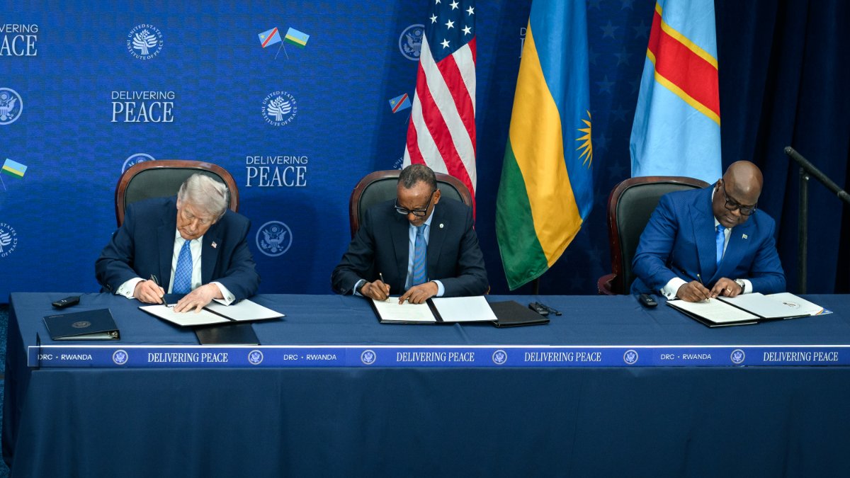 La República Democrática del Congo y Ruanda firman un acuerdo de paz en ...